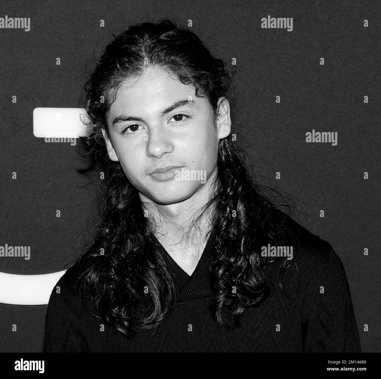 Los Angeles, CA, - Dec 07, 2022: Miguel Cazarez Mora arrives at the ... Los Angeles, CA, - Dec 07, 2022: Miguel Cazarez Mora arrives at the ...
