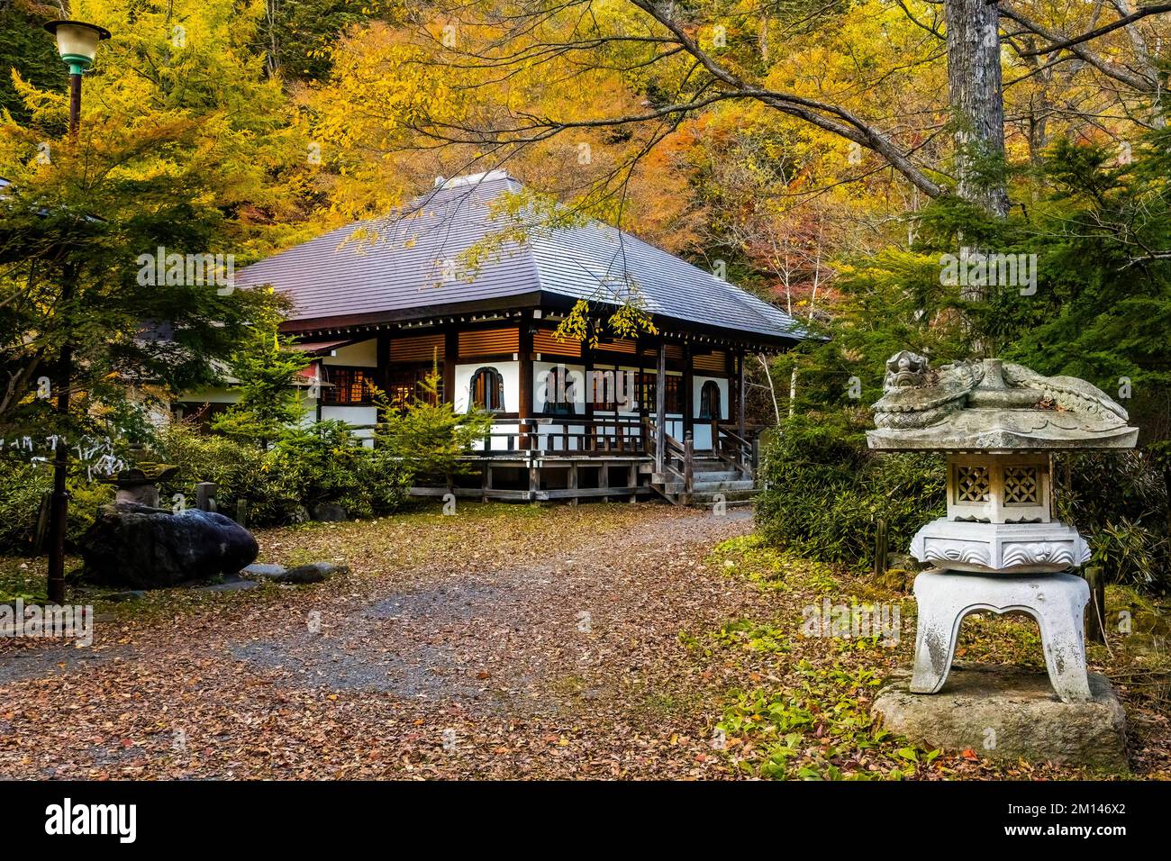 Nikkosan Hot Spring Temple in Nikko national park Japan Stock Photo - Alamy