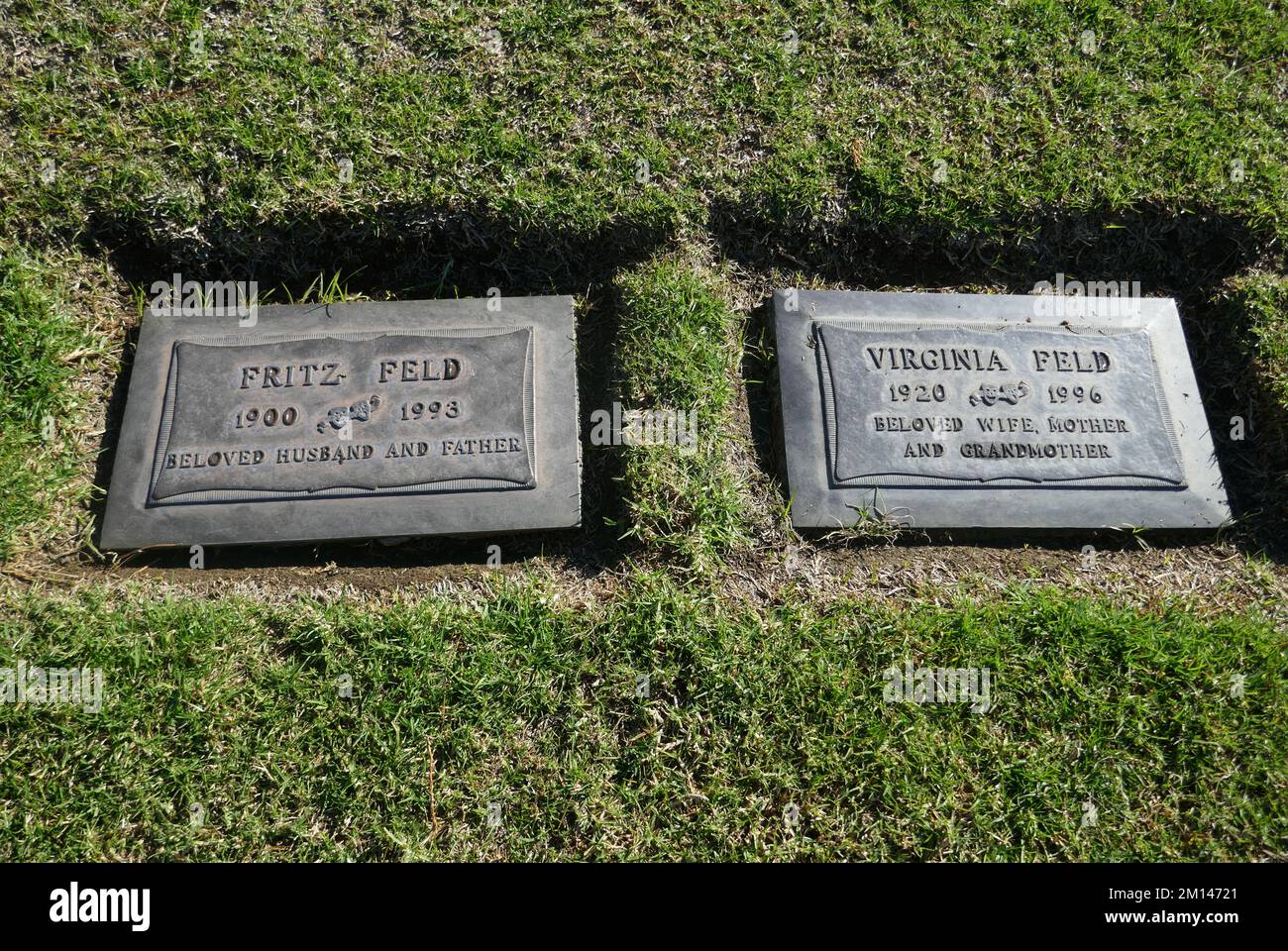 Los Angeles, California, USA 8th December 2022 Actor Fritz Feld's Grave ...