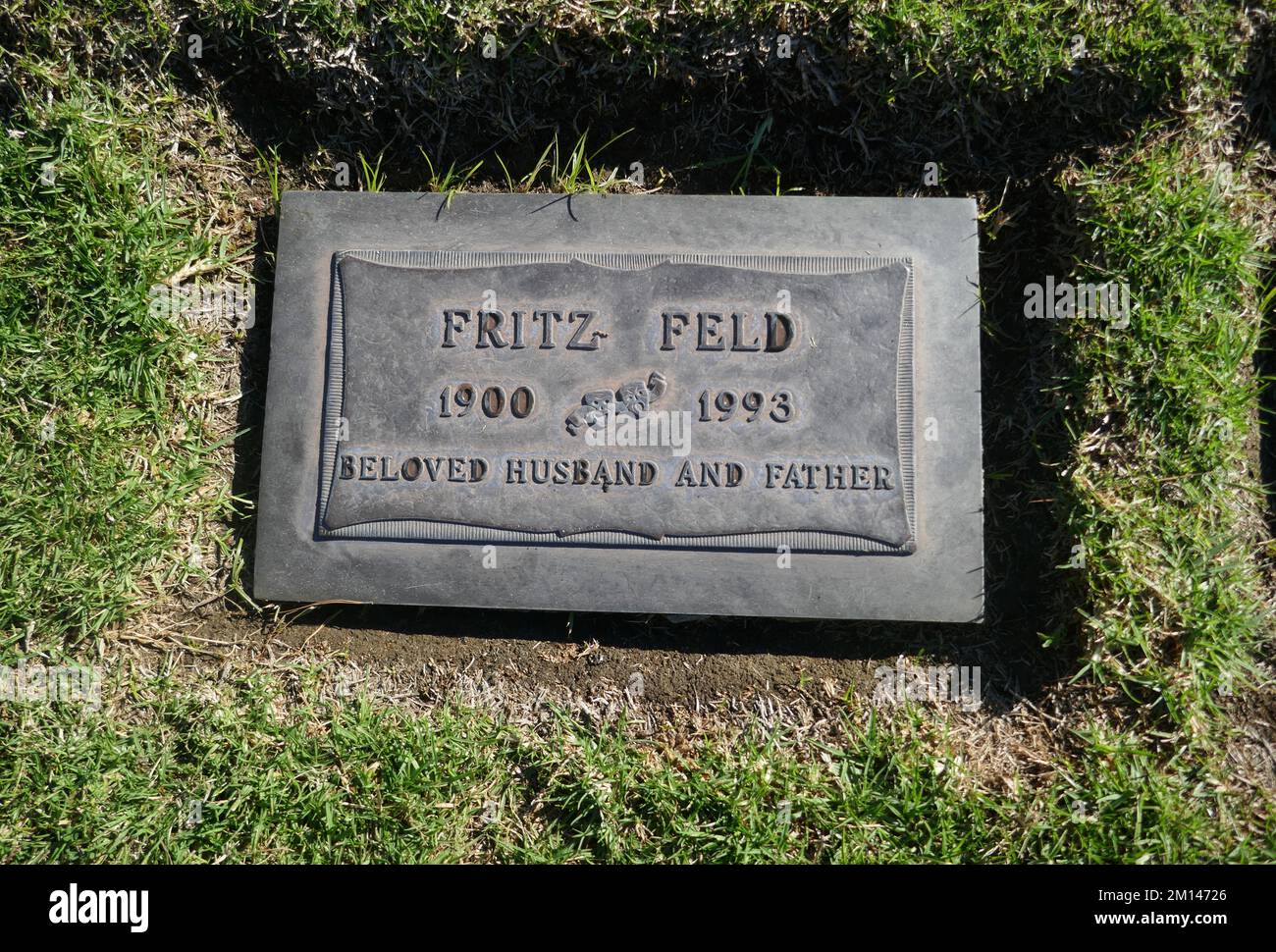 Los Angeles, California, USA 8th December 2022 Actor Fritz Feld's Grave in Moses at Mount Sinai ...