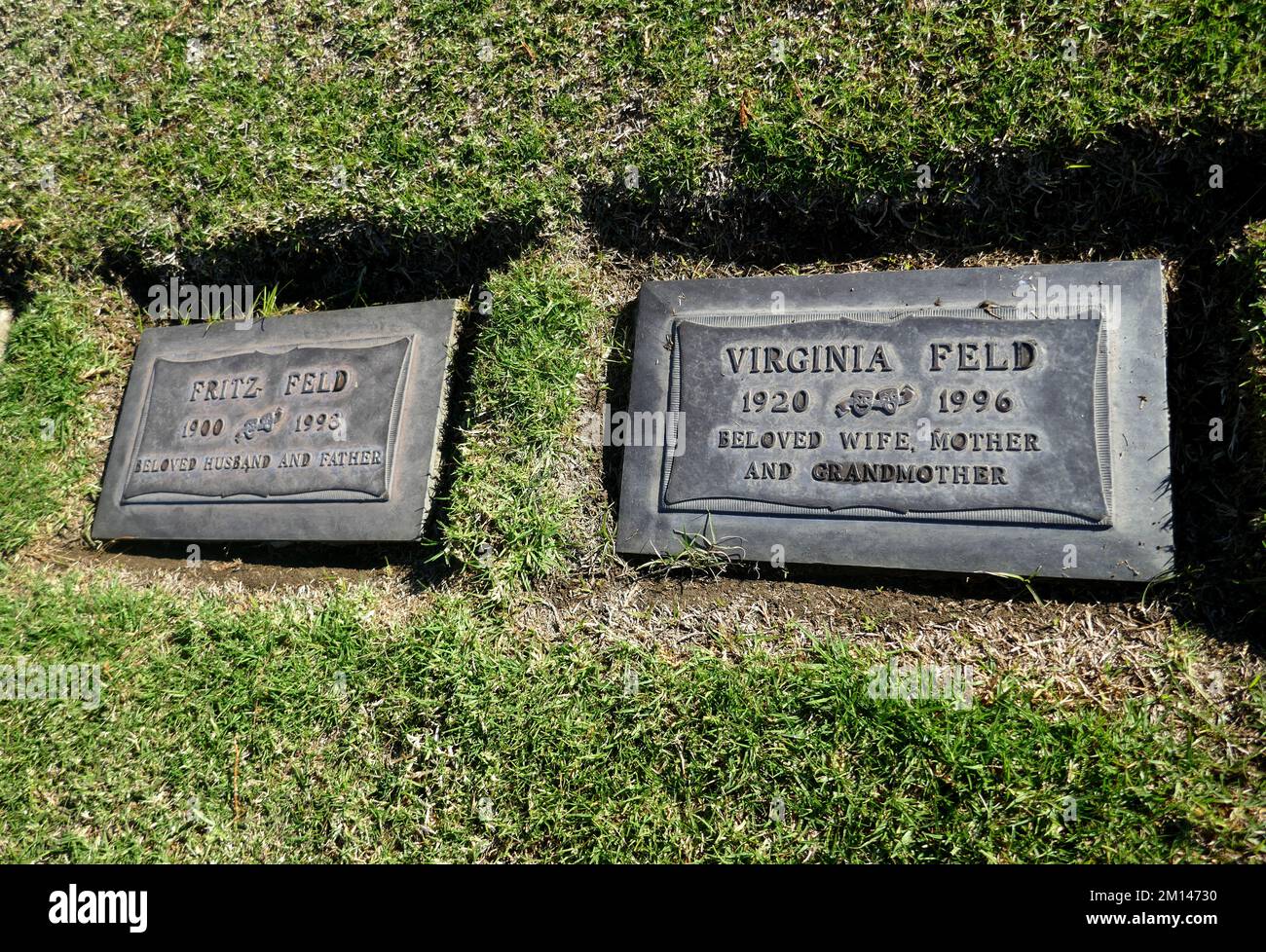 Los Angeles, California, USA 8th December 2022 Actor Fritz Feld's Grave ...