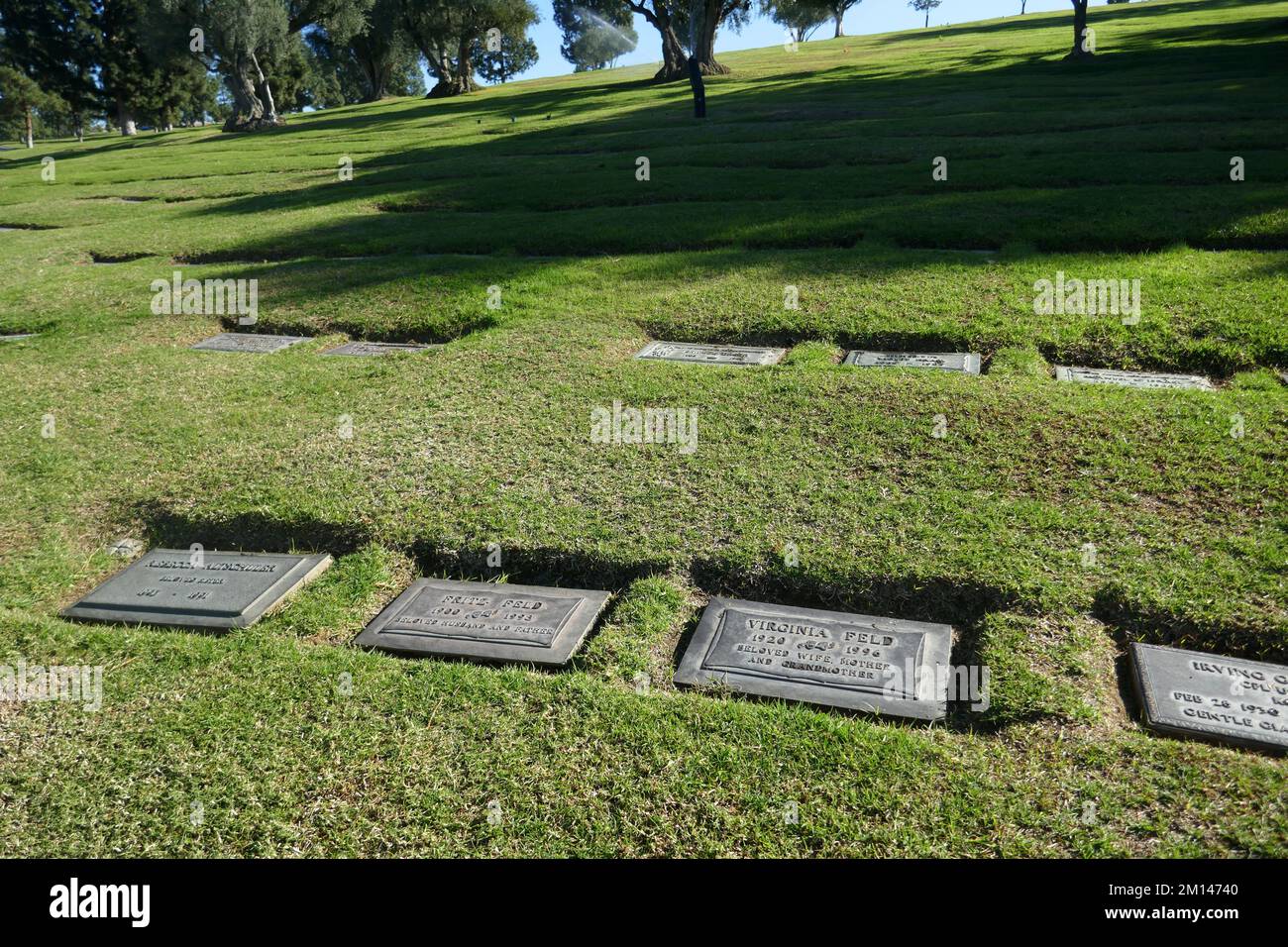 Los Angeles, California, USA 8th December 2022 Actor Fritz Feld's Grave ...