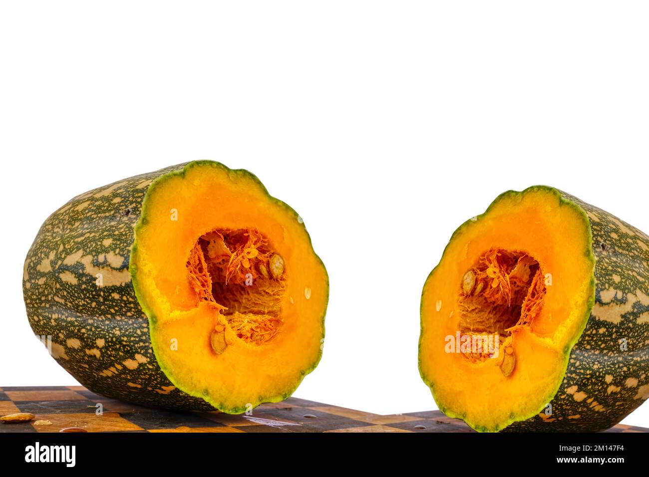 Pumpkin squash cut in hi-res stock photography and images - Alamy