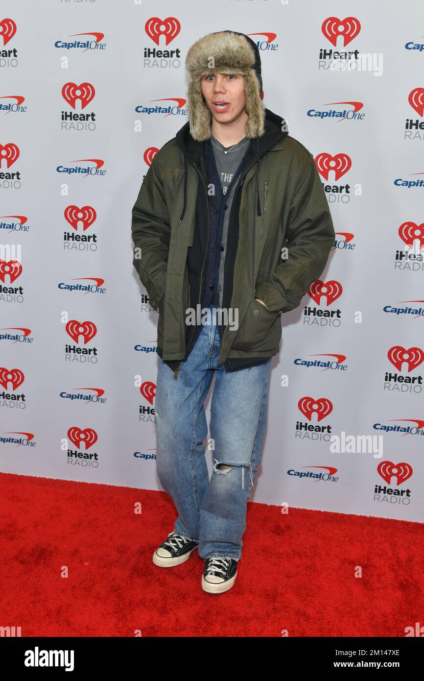 The Kid LAROI attends the Z100's iHeartRadio Jingle Ball 2022 at ...