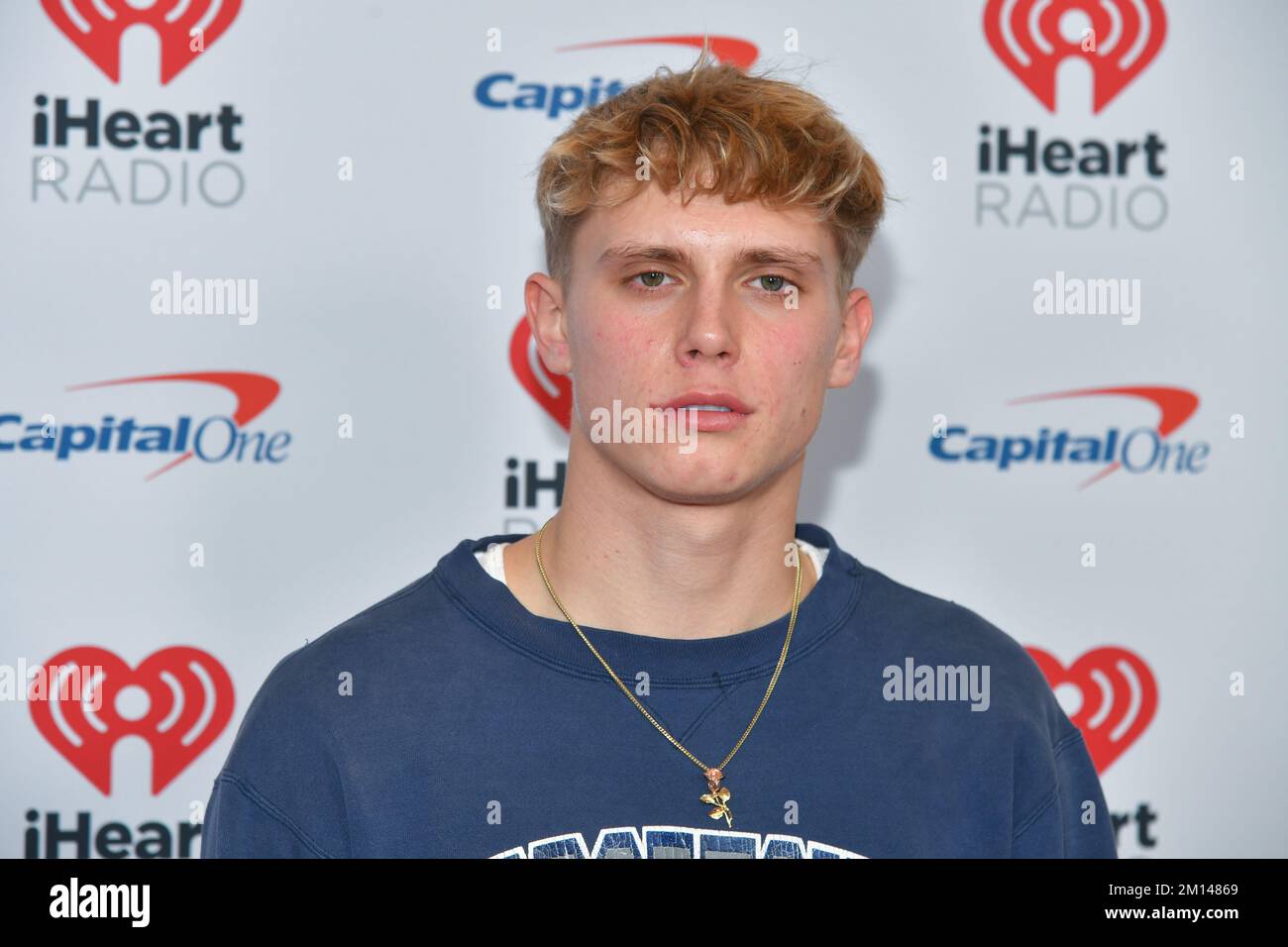 Charlieonnafriday attends the Z100's iHeartRadio Jingle Ball 2022 at ...