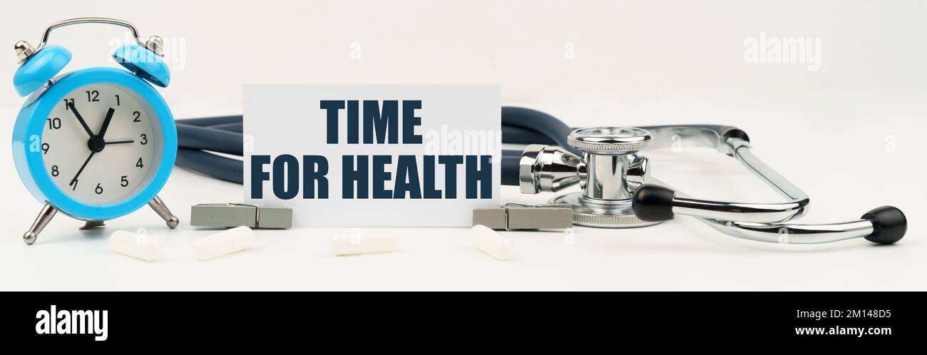 Medicine and health concept. On an isolated white background there is a ...