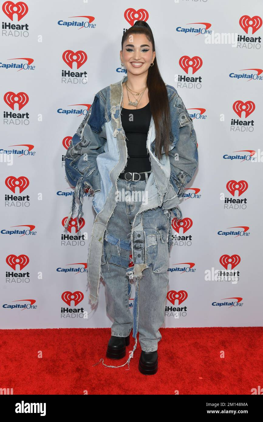 Enisa attends the Z100's iHeartRadio Jingle Ball 2022 at Madison Square ...