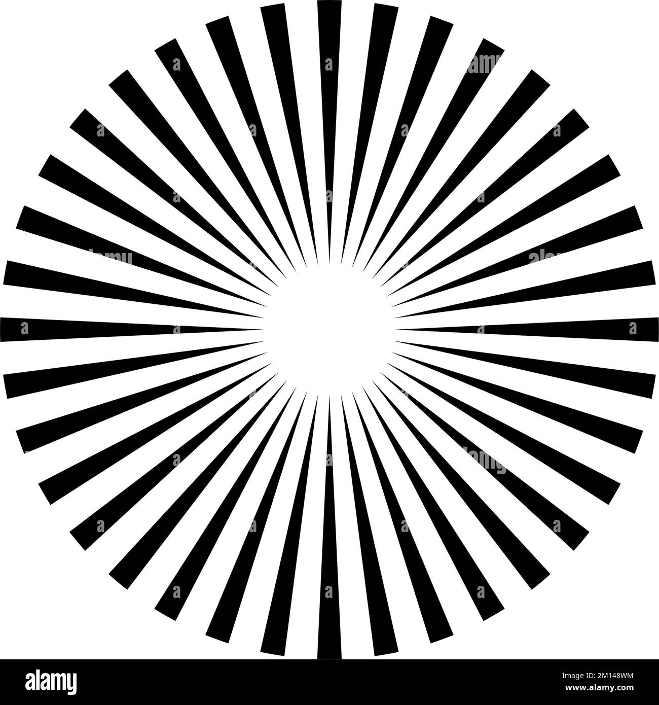 Radial Circle Lines Circular Radiating Lines Geometric Element Sun