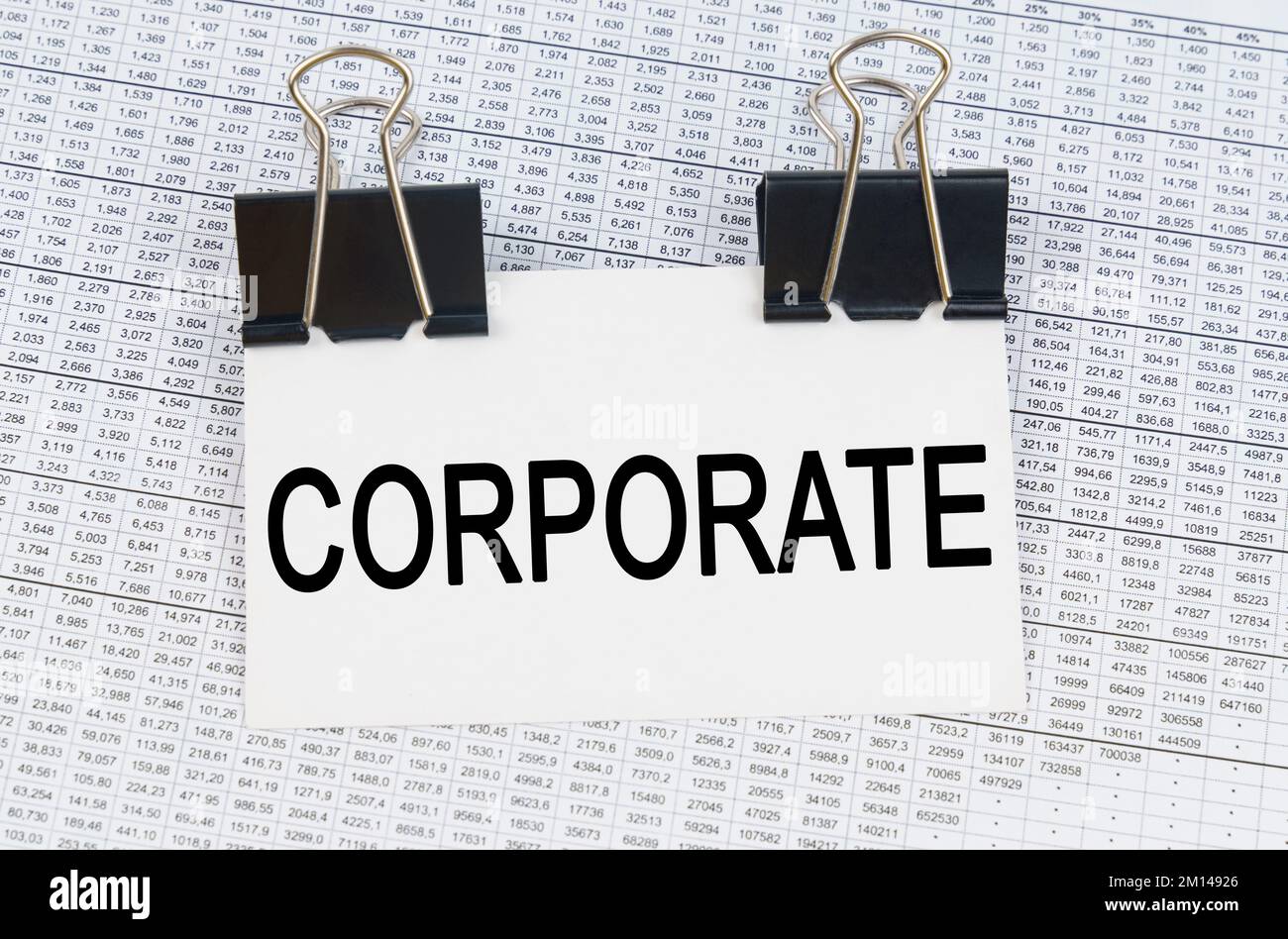 Business and finance concept. On the table there are reports and a ...