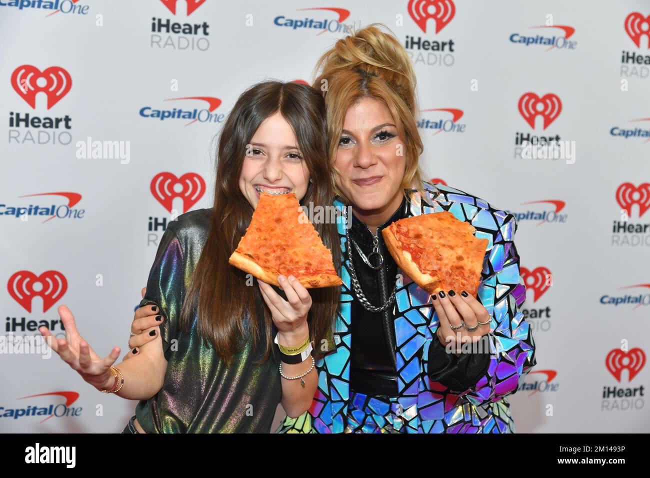 Jax and Chelsea Lascher attend the Z100's iHeartRadio Jingle Ball 2022 ...
