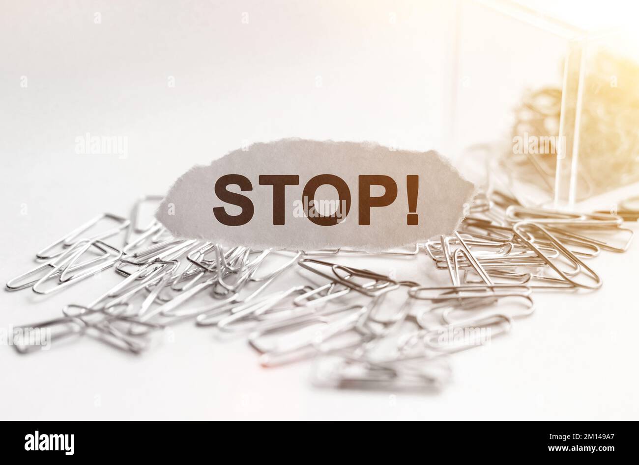Stop clip clips hi-res stock photography and images - Alamy