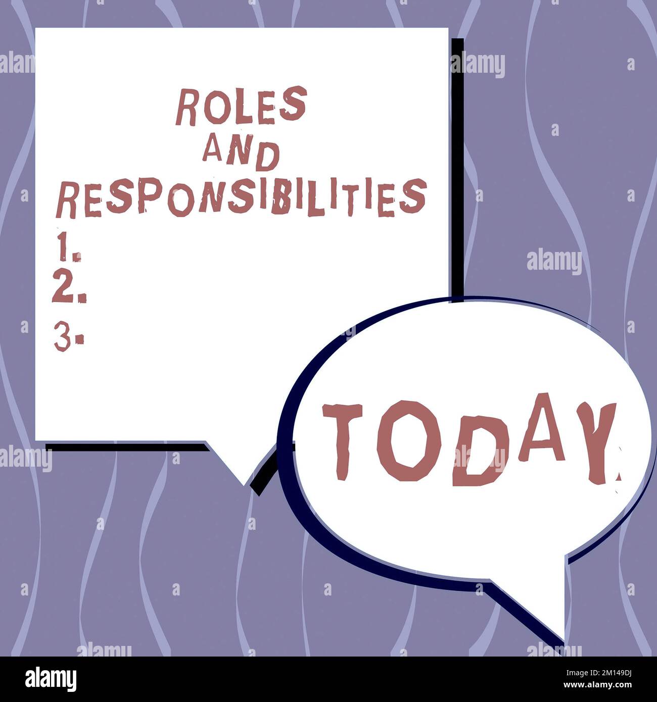 Handwriting text Roles And Responsibilities. Word for Business ...