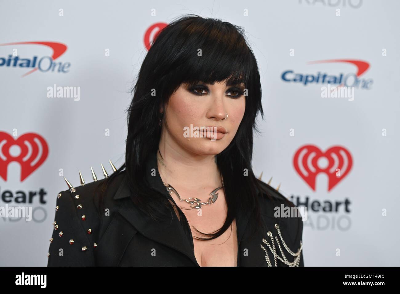 Demi Lovato attends the Z100's iHeartRadio Jingle Ball 2022 at Madison ...
