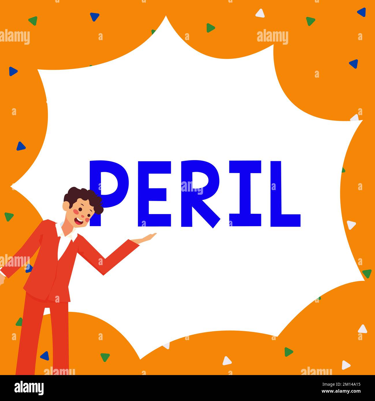 Text showing inspiration Peril. Business showcase indicates something ...