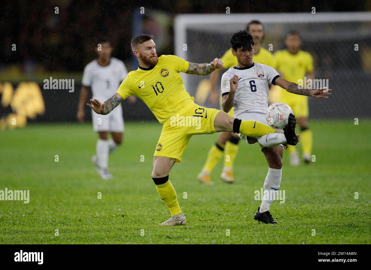 Kuala Lumpur, Malaysia. 09th Dec, 2022. Tuck Lee Andrew of Malaysia (L ...