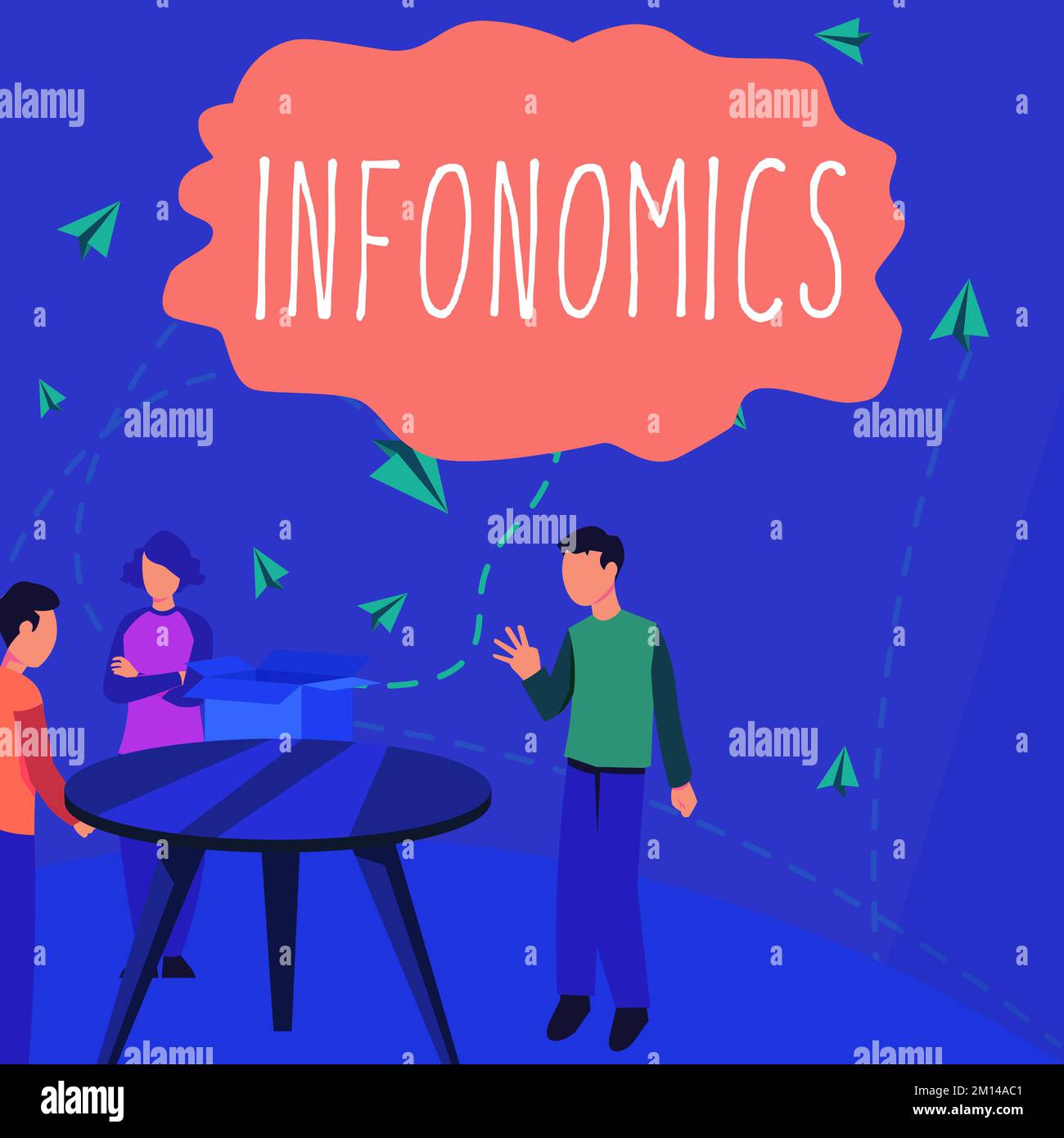 Inspiration showing sign Infonomics. Business idea visual image used to ...