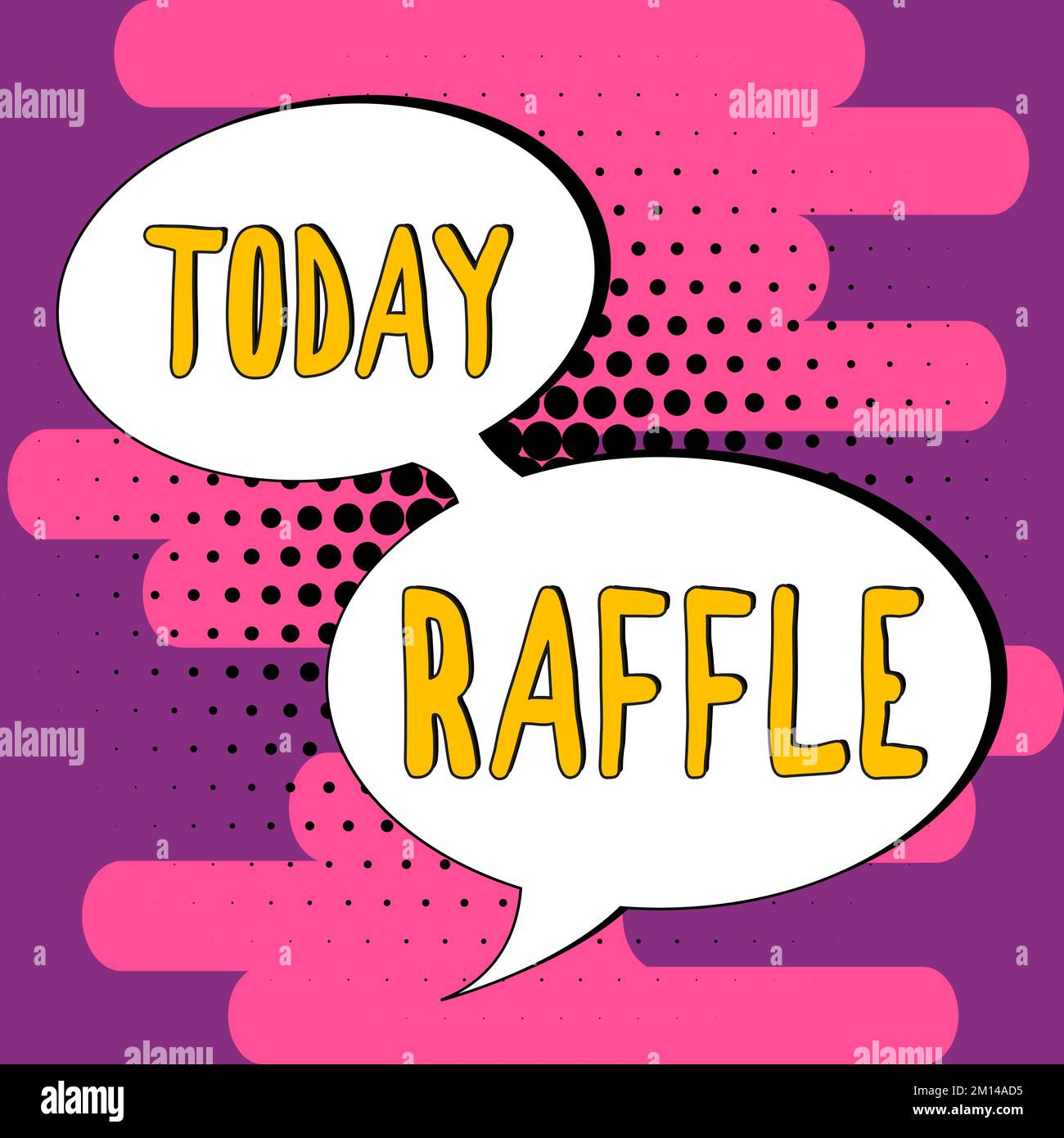Text sign showing Raffle. Business idea means of raising money by ...