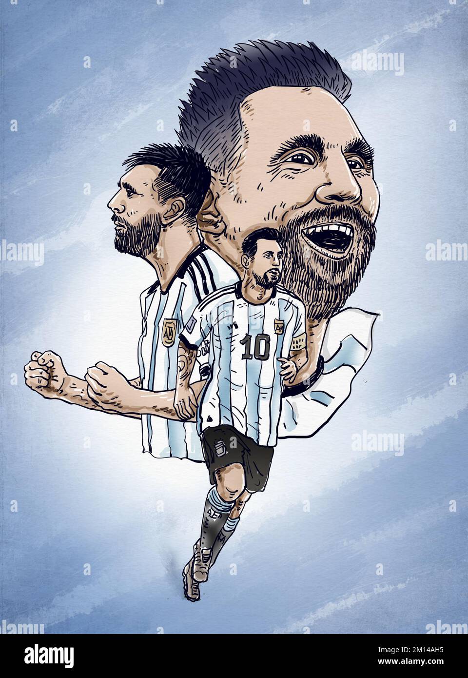 Lionel messi 2022 world cup hi-res stock photography and images - Alamy