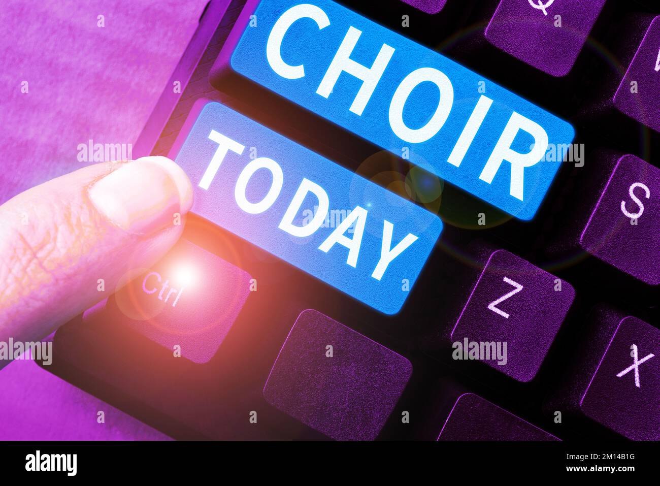 Hand writing sign Choir. Concept meaning a group organized to perform ...