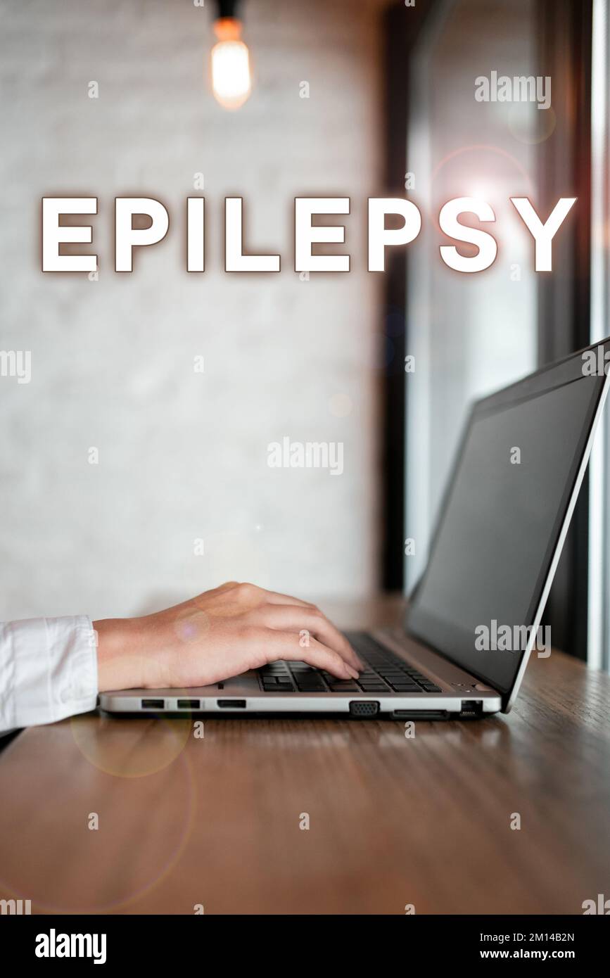 Text sign showing Epilepsy. Business idea Fourth most common ...