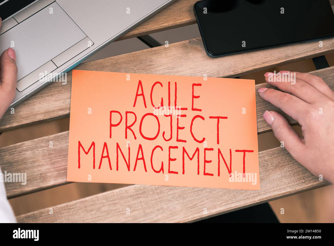 Text caption presenting Agile Project Management. Business concept ... Text caption presenting Agile Project Management. Business concept ...