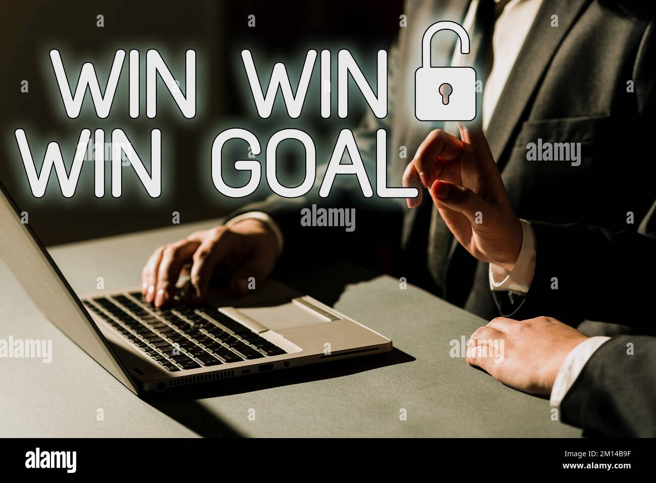 Conceptual caption Win Win Win Goal. Word for Approach that aims to ...