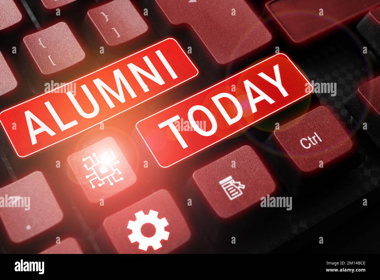 Hand writing sign Alumni. Word Written on former pupil or student ...