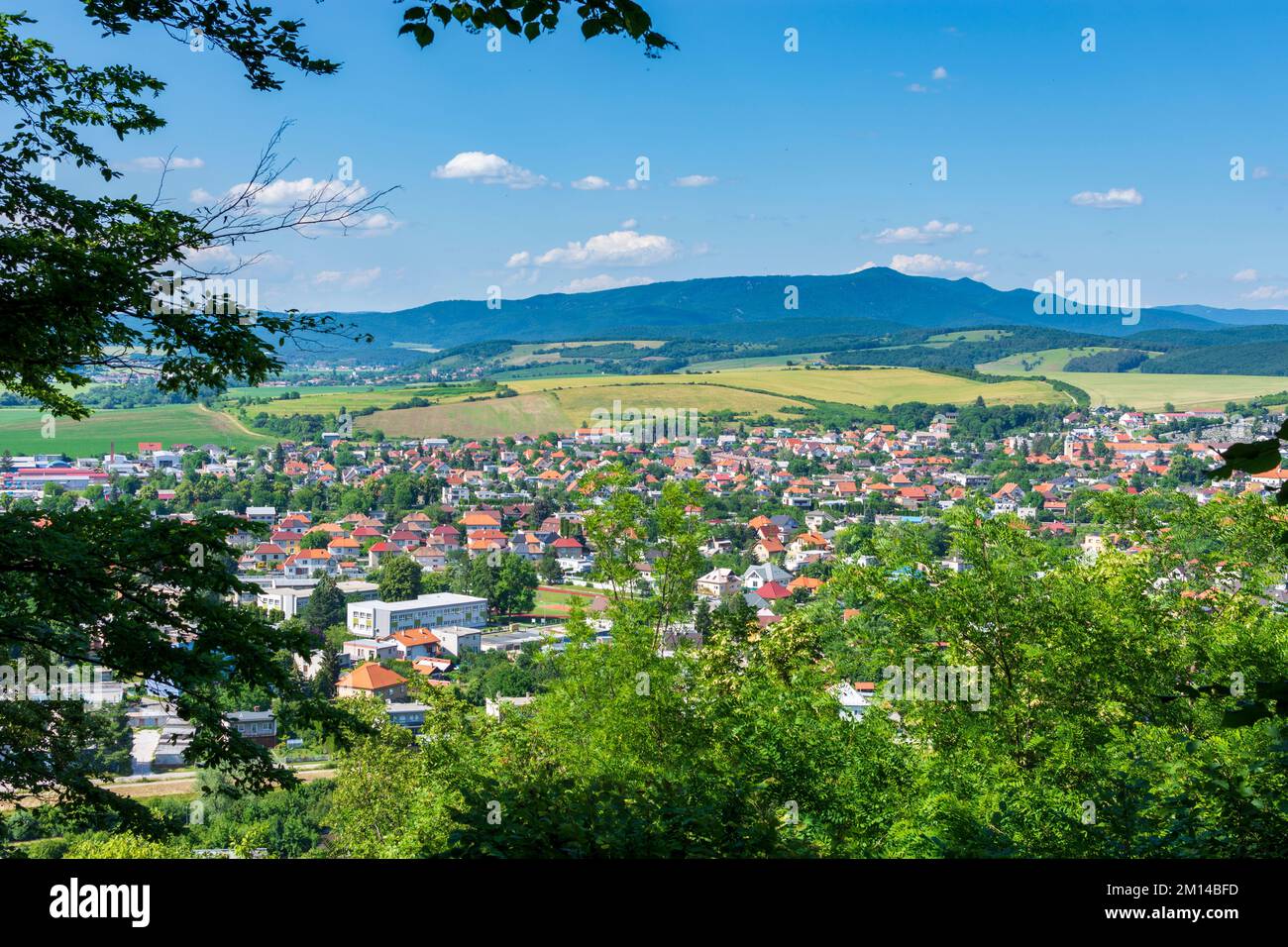 Partizanske: view to Partizanske in , , Slovakia Stock Photo - Alamy