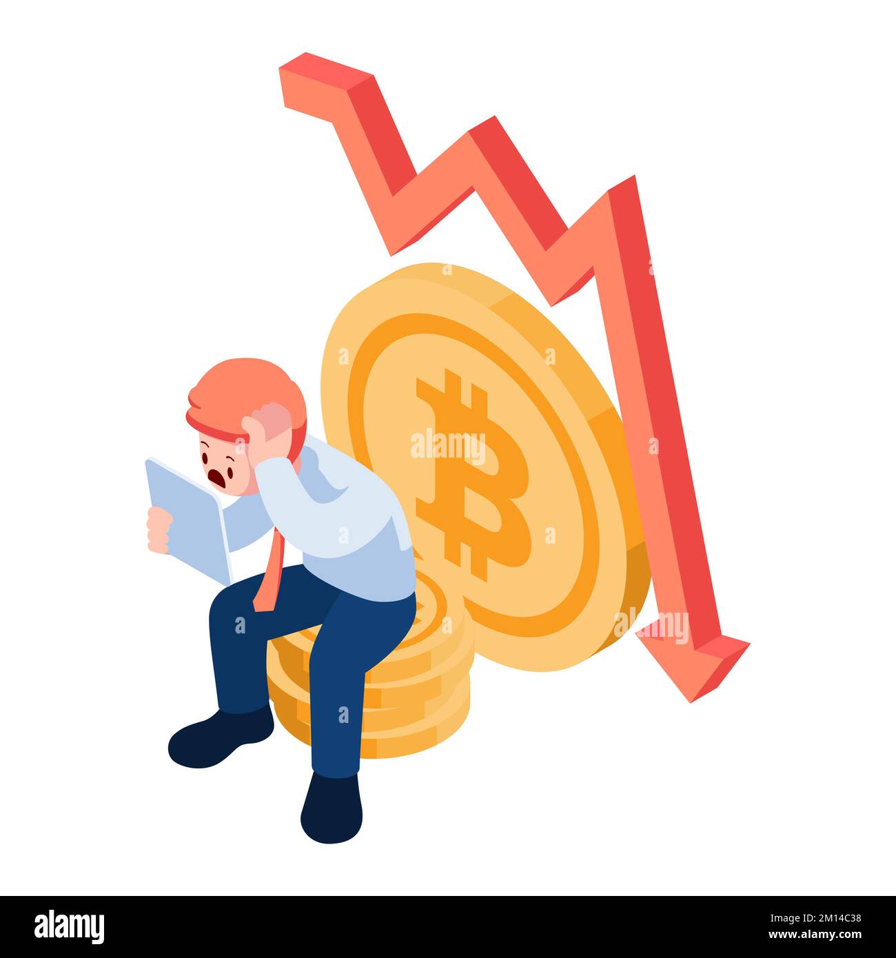 Falling markets Stock Vector Images - Alamy