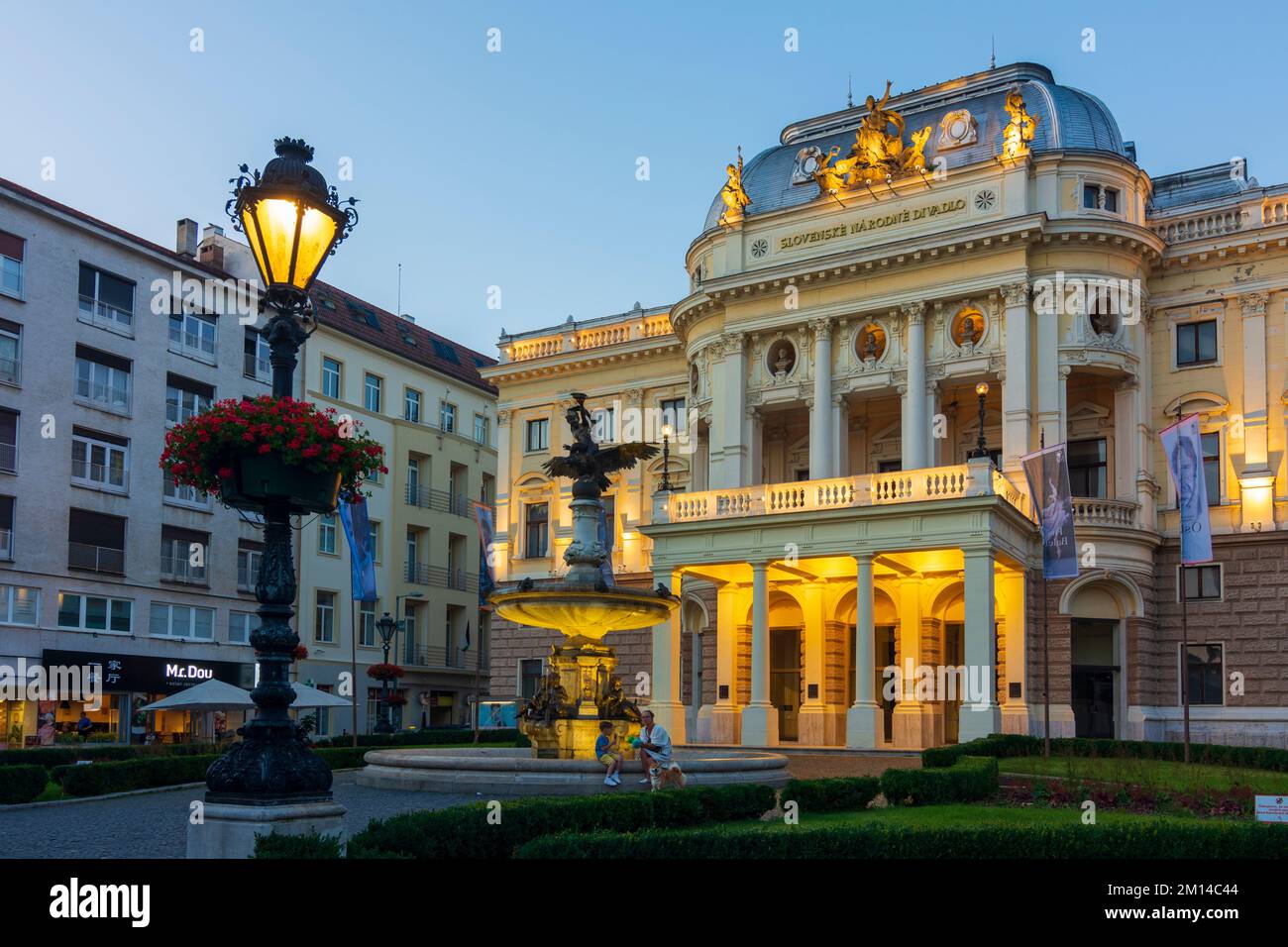 Bratislava (Pressburg): Slovak National Theater (Slovenské národné ...