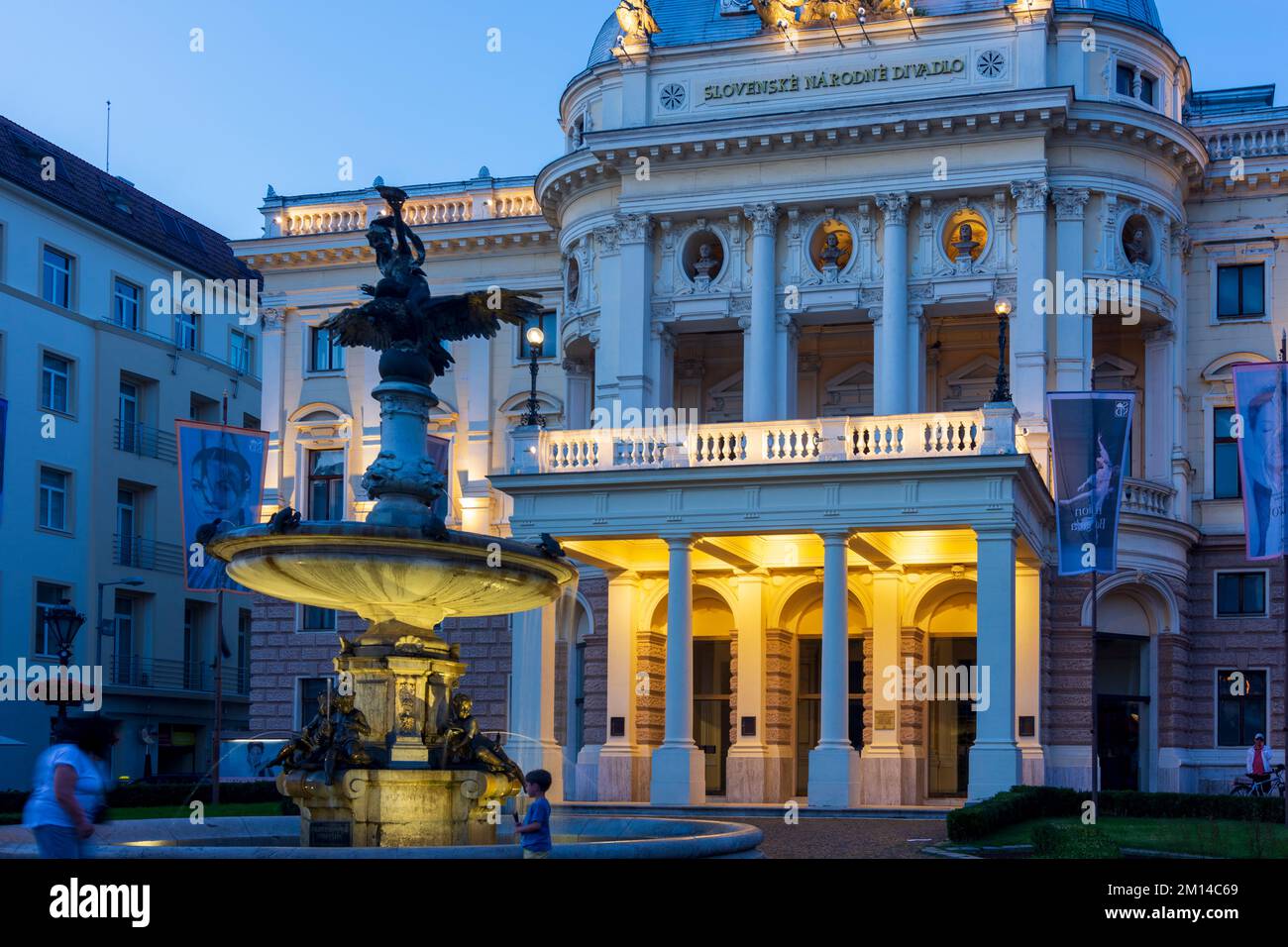 Bratislava (Pressburg): Slovak National Theater (Slovenské národné ...