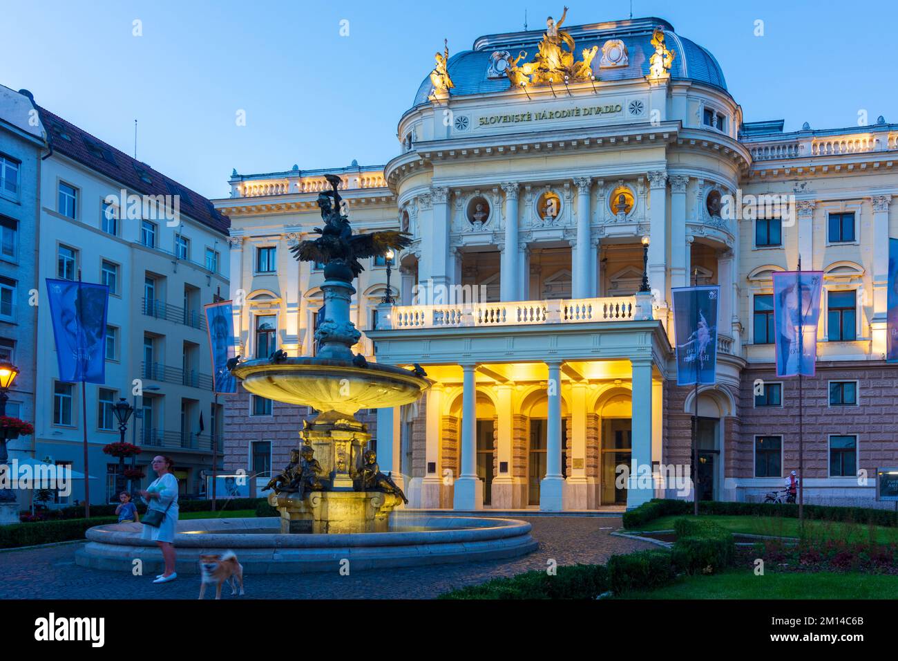 Bratislava (Pressburg): Slovak National Theater (Slovenské národné ...