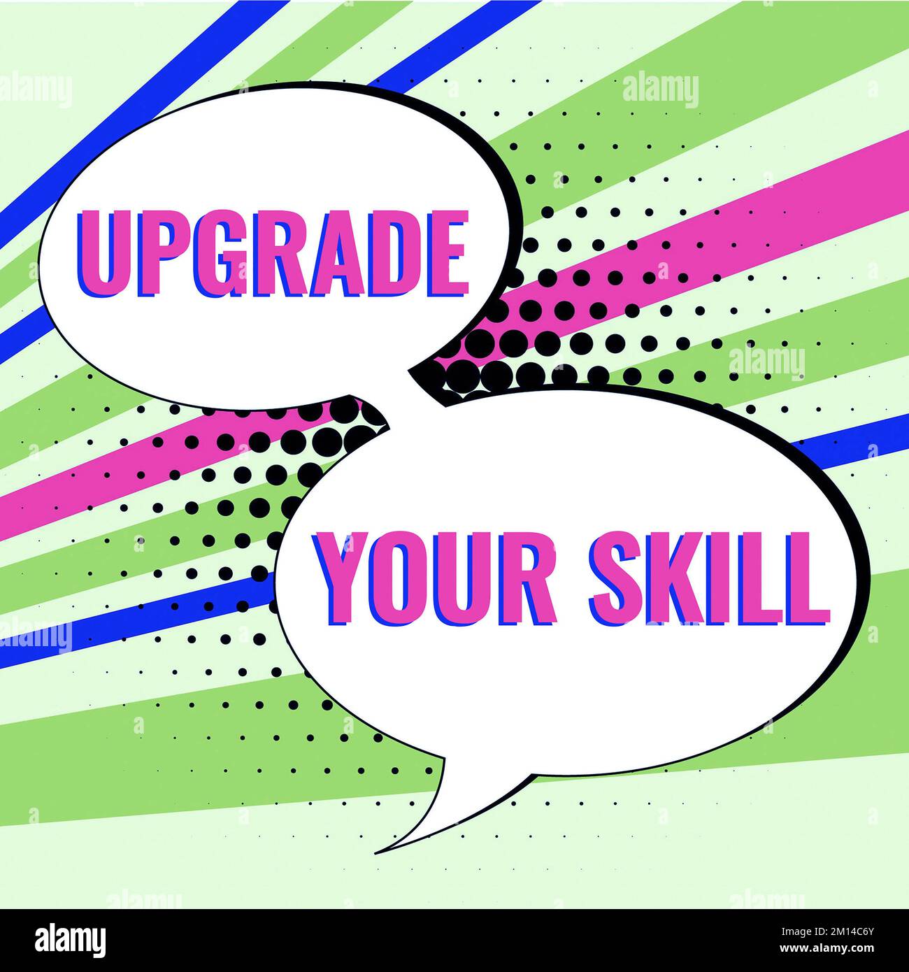 Text showing inspiration Upgrade Your Skill. Business idea Expand Scope ...