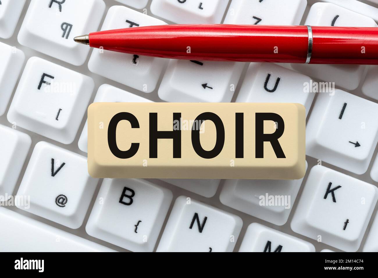 Conceptual caption Choir. Business overview a group organized to ...