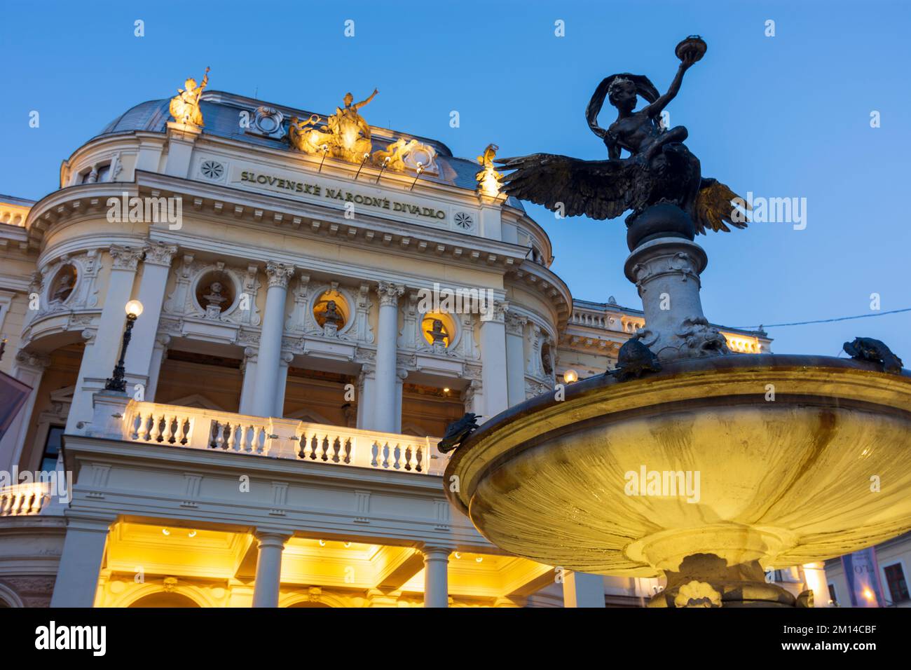 Bratislava (Pressburg): Slovak National Theater (Slovenské národné ...