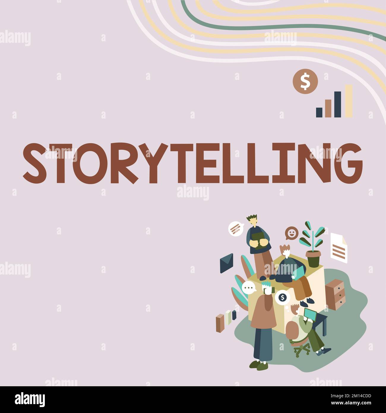 Inspiration showing sign Storytelling. Business concept social and ...