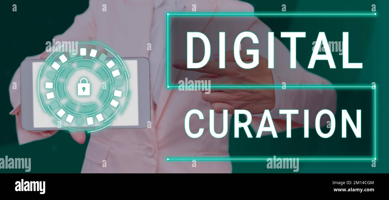 Conceptual display Digital Curation. Internet Concept maintenance ...