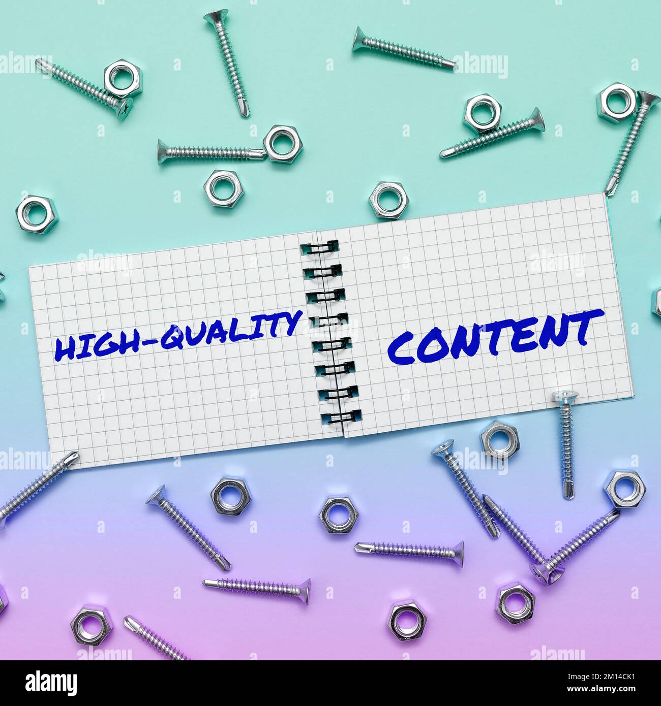Inspiration showing sign High Quality Content. Business overview ...