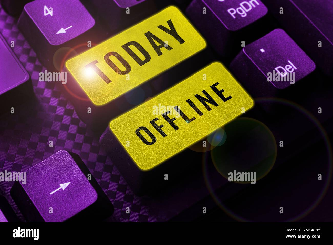 Conceptual caption Offline. Conceptual photo Not having directly ...