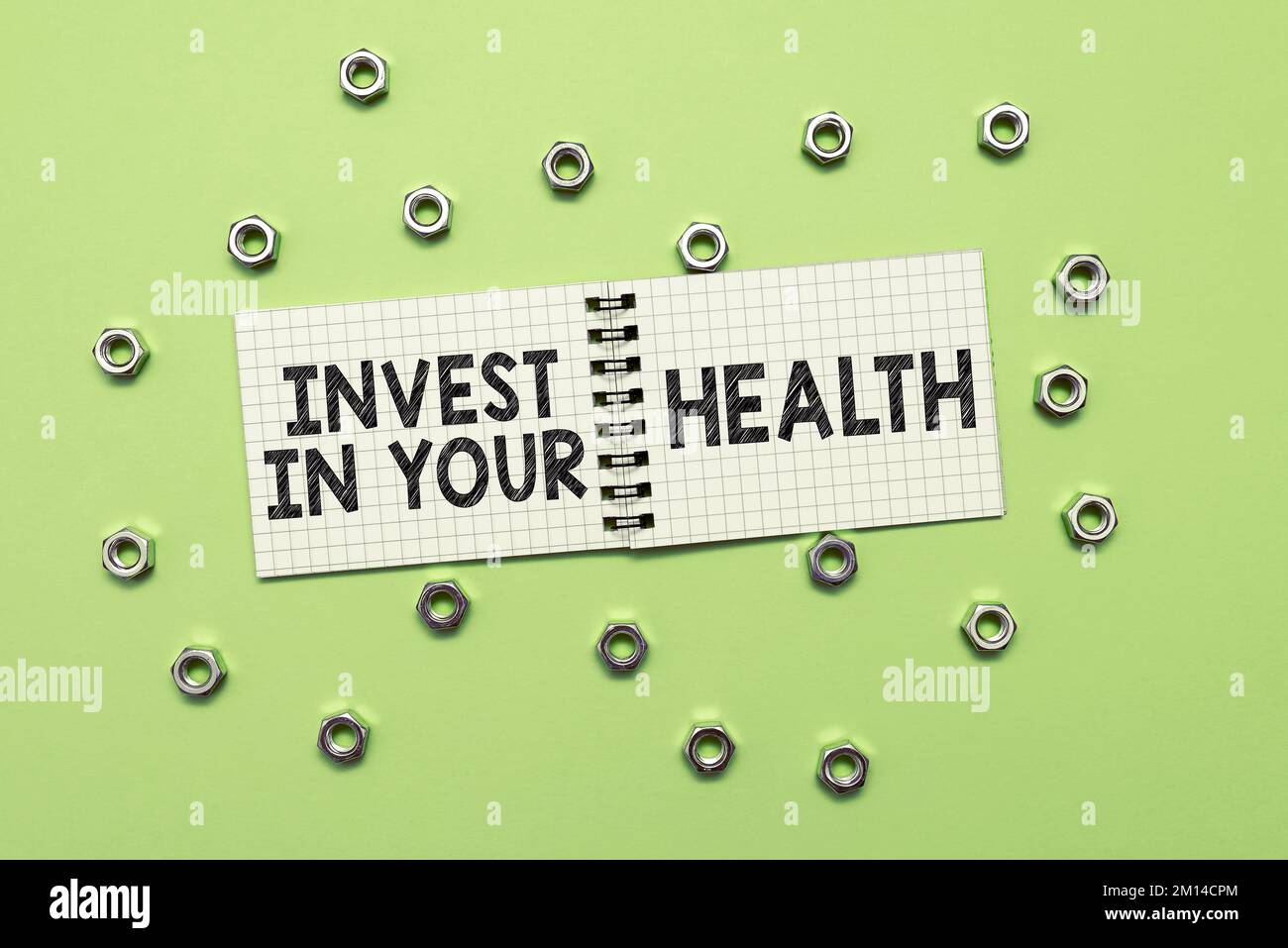 Hand writing sign Invest In Your Health. Concept meaning Live a Healthy ...