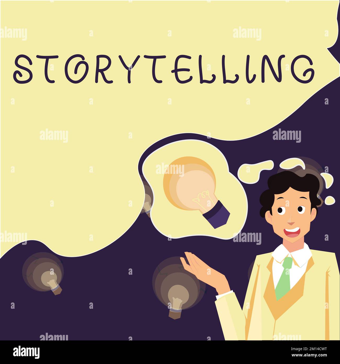 Handwriting text Storytelling. Business concept social and cultural ...