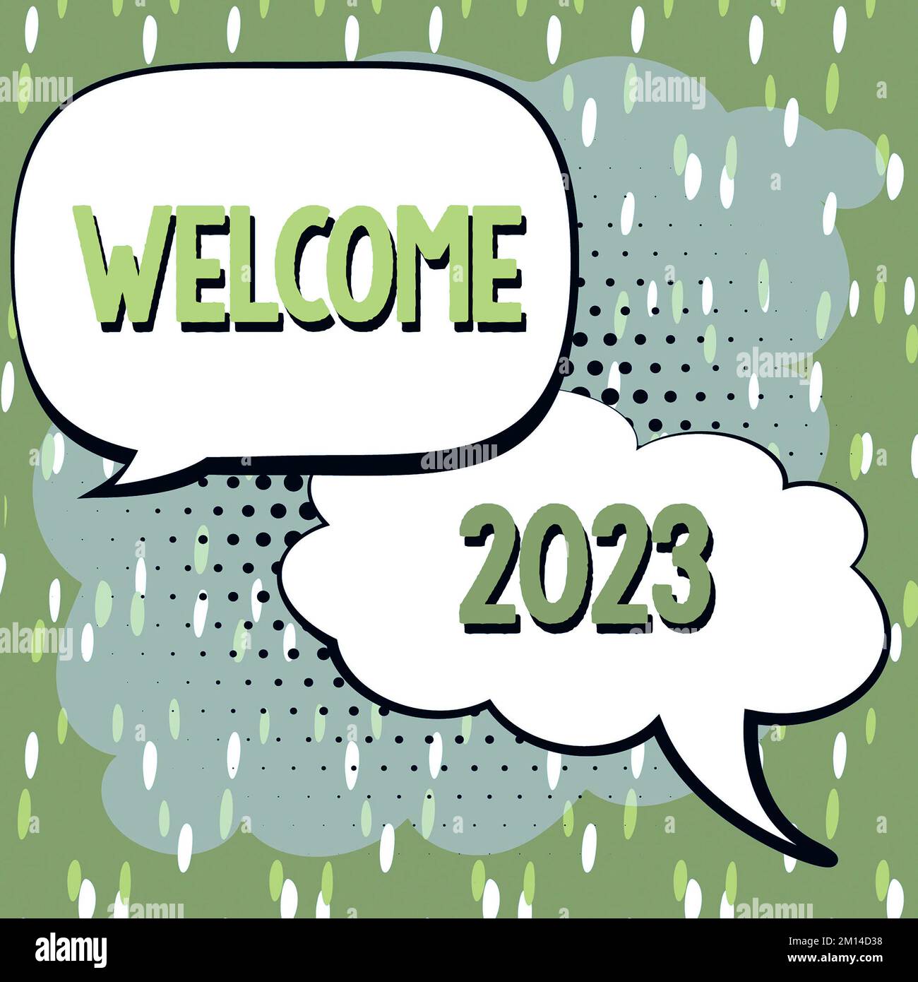 Text showing inspiration Welcome 2023. Word Written on New Year ...