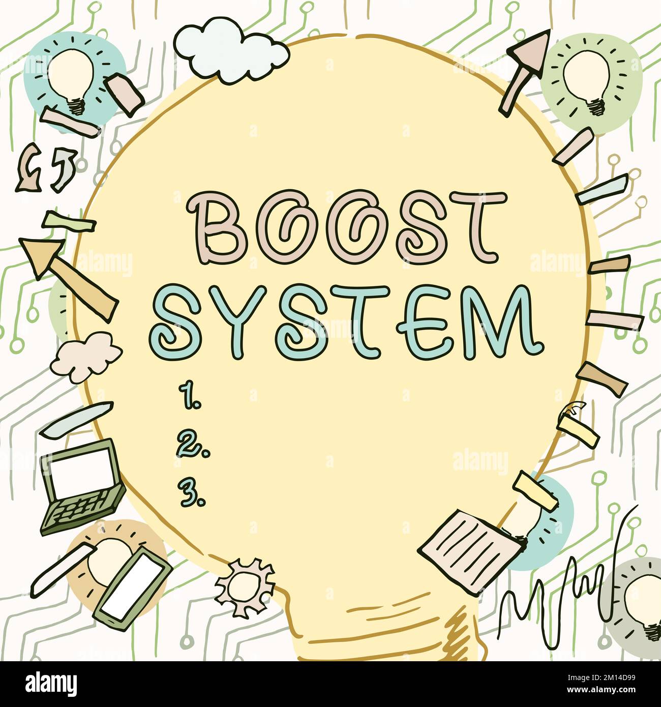 Writing displaying text Boost System. Word for Rejuvenate Upgrade ...