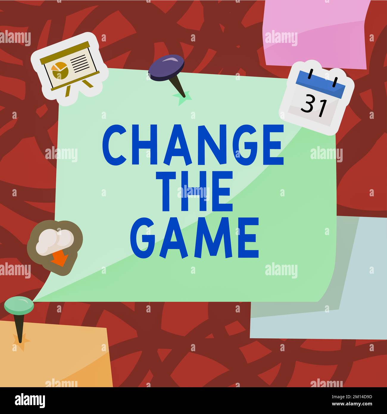 Sign displaying Change The Game. Concept meaning adjustment in coarse ... Sign displaying Change The Game. Concept meaning adjustment in coarse ...