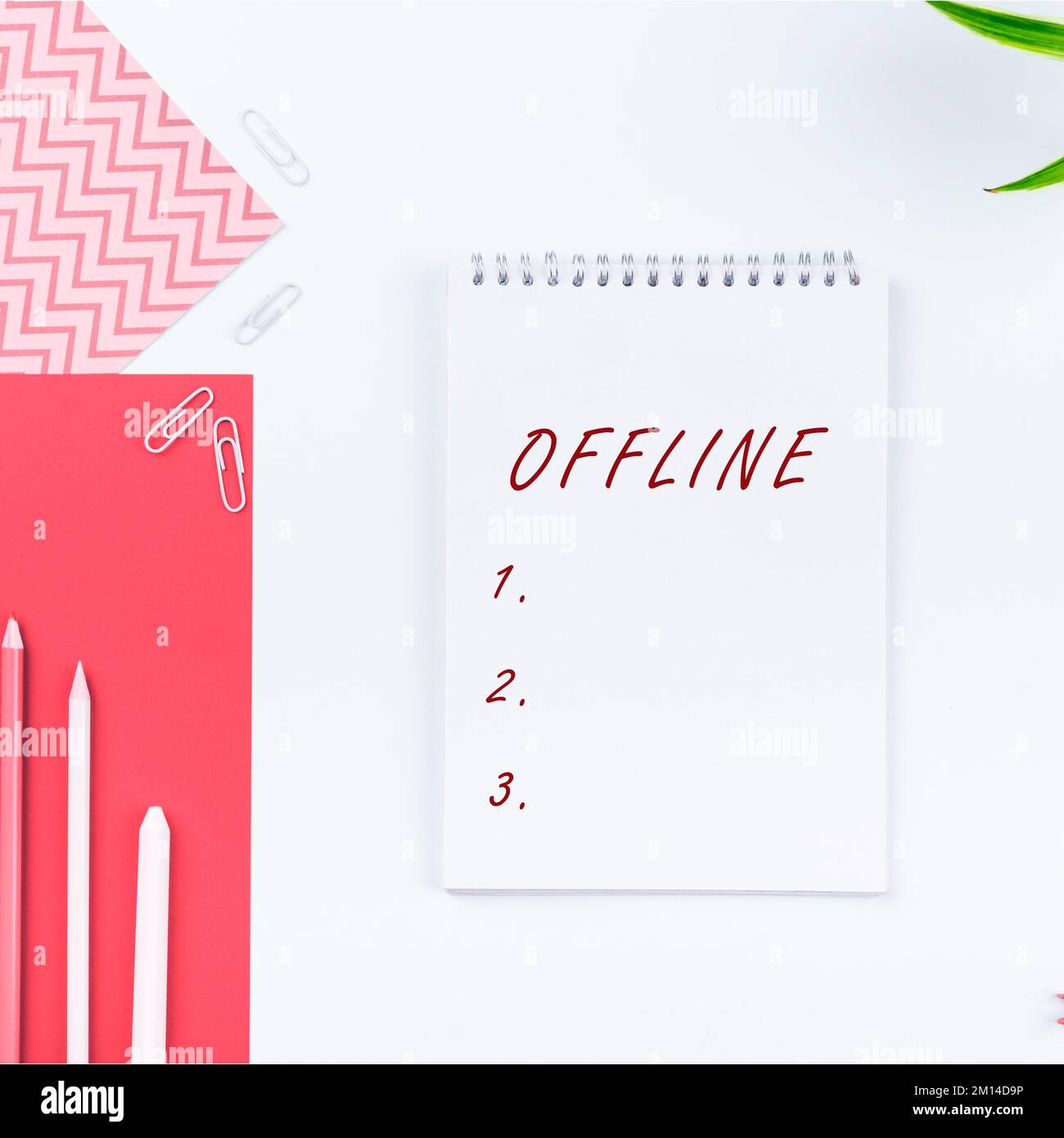 Hand writing sign Offline. Business overview Not having directly ...