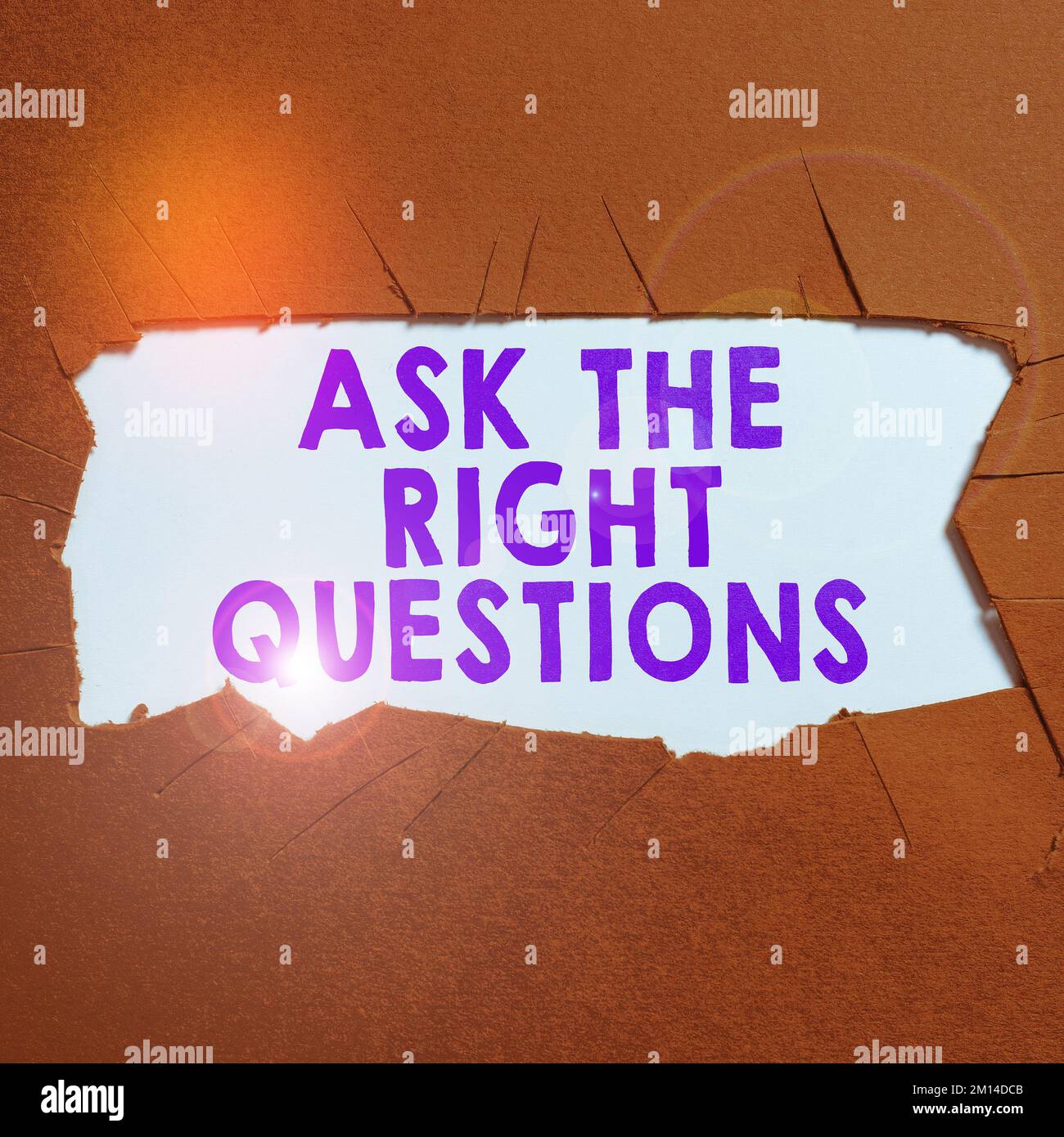 Inspiration showing sign Ask The Right Questions. Word Written on Look ...