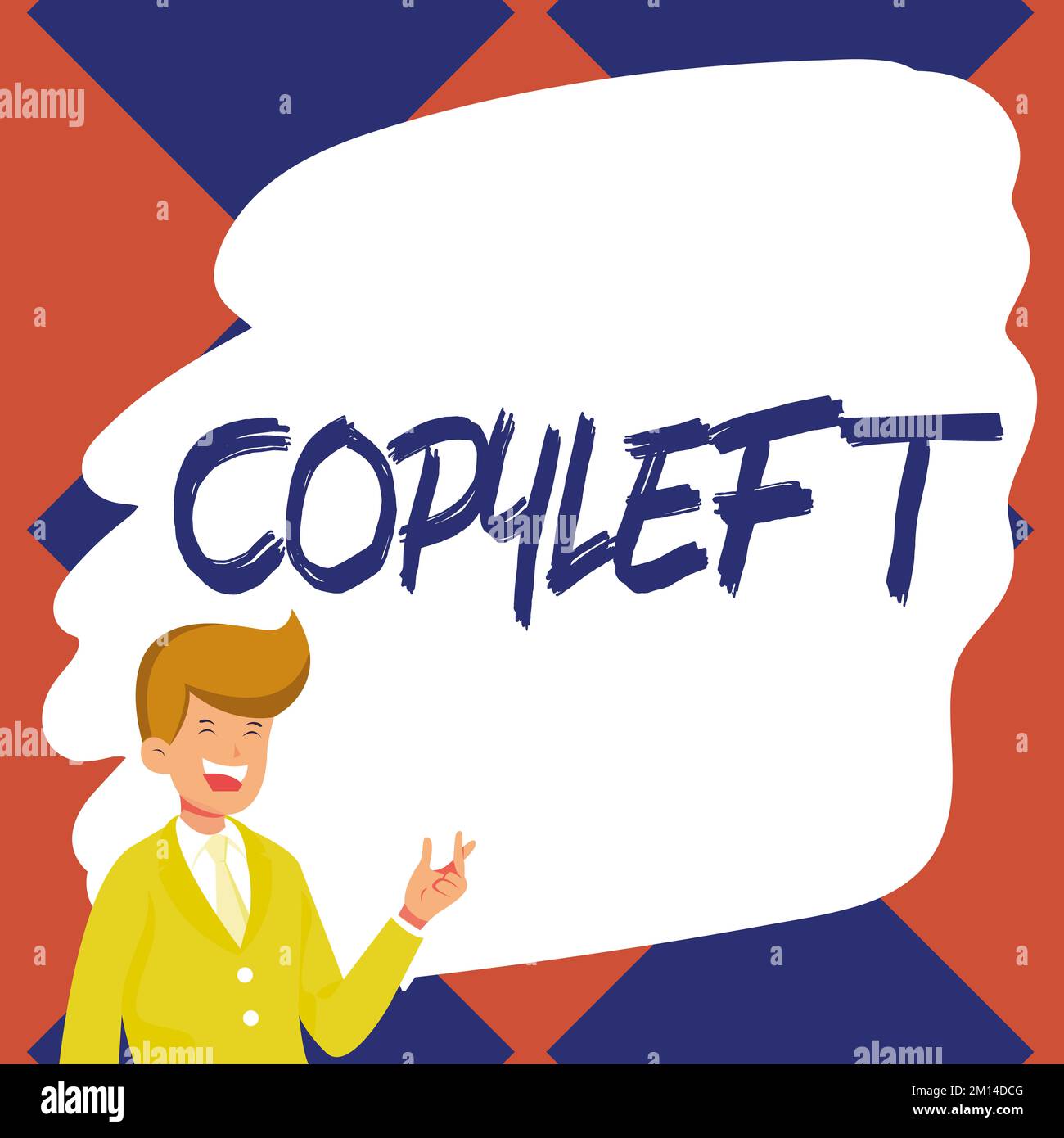 Conceptual caption Copyleft. Word for the right to freely use, modify ...