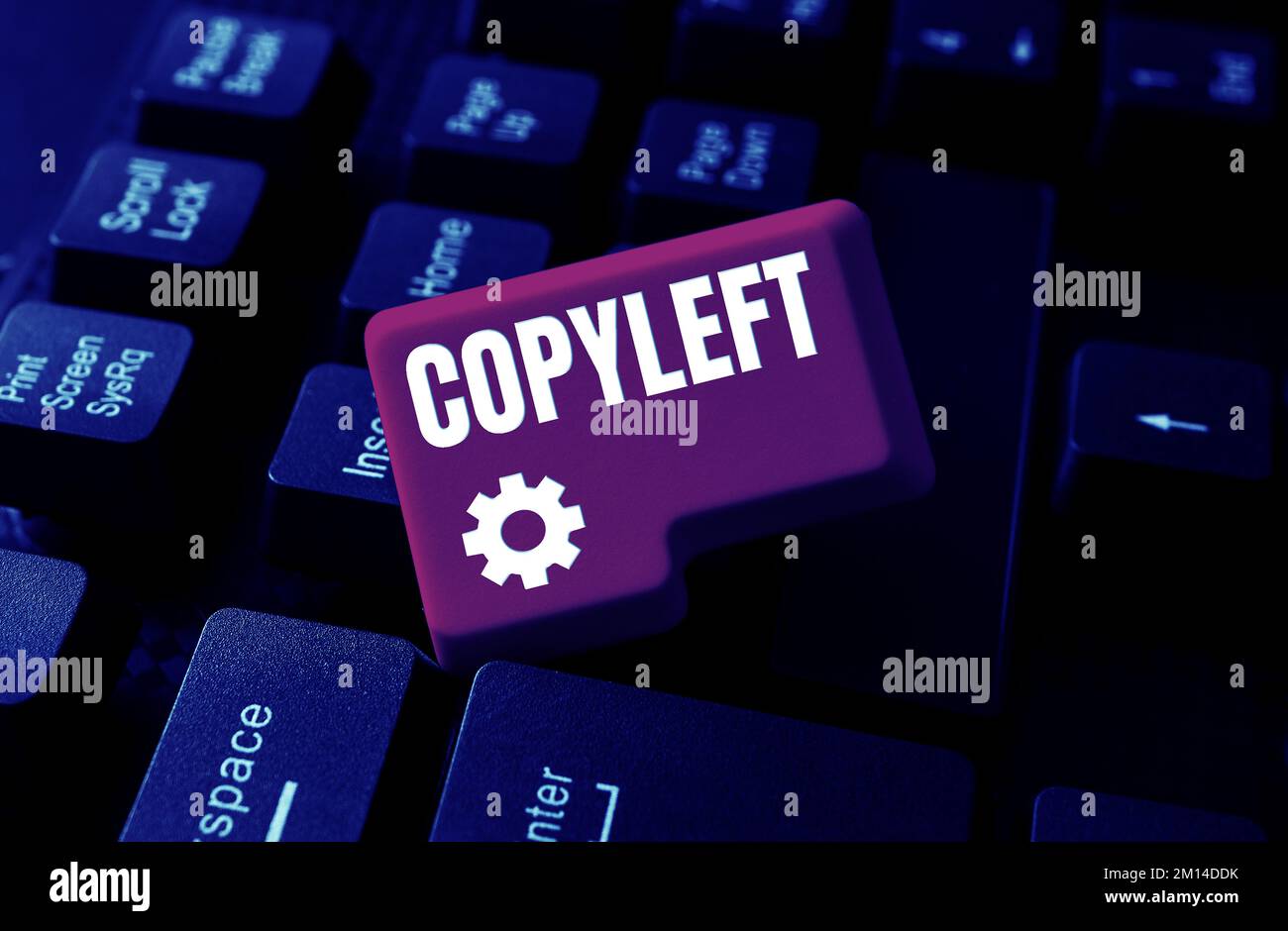 Conceptual caption Copyleft. Word Written on the right to freely use ...