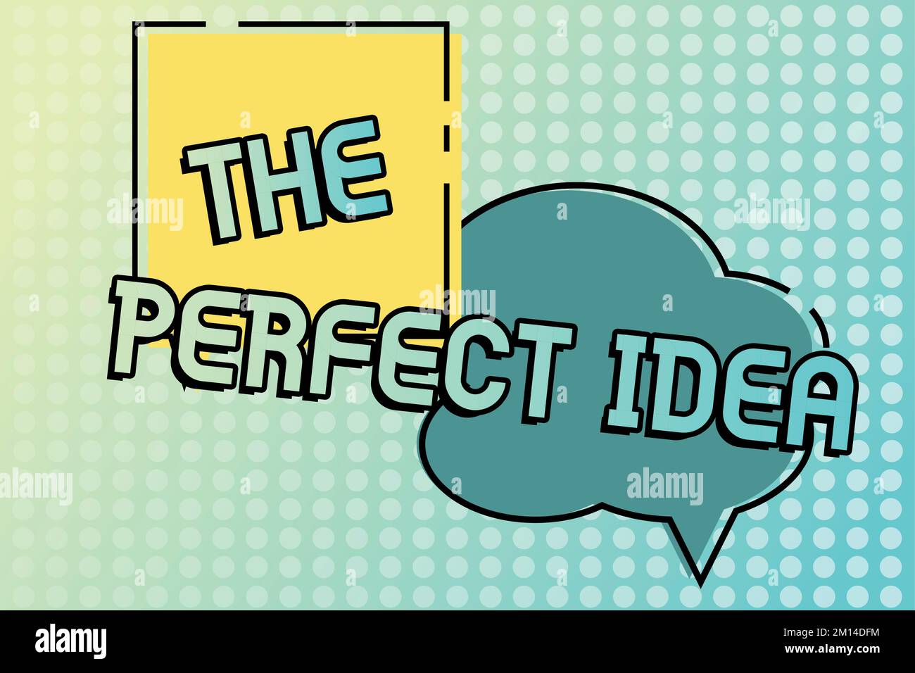 Hand writing sign The Perfect Idea. Business approach Exceptional ...