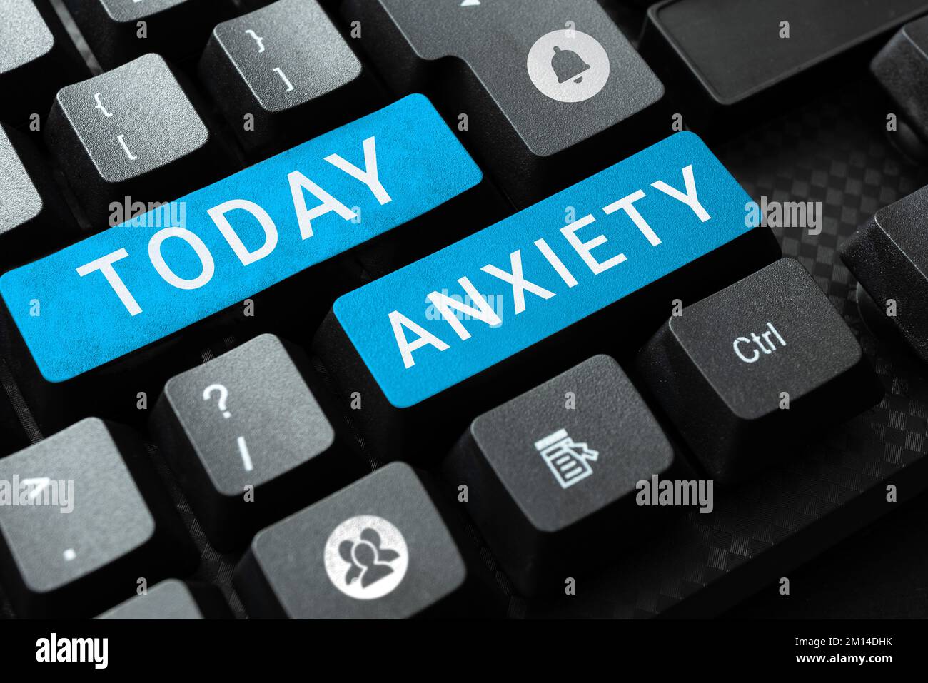 Handwriting text Anxiety. Word Written on Excessive uneasiness and ...